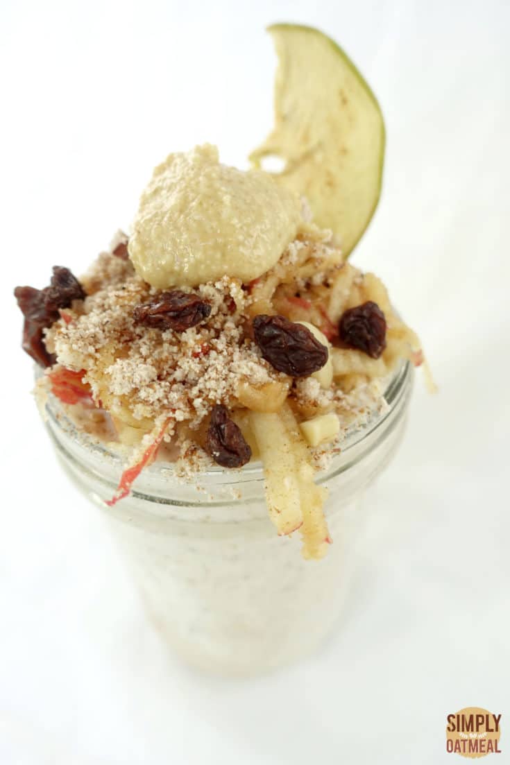 Grated Apple Overnight Oats - Simply Oatmeal