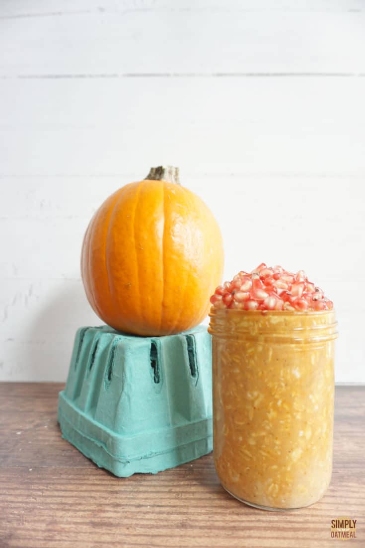 Pumpkin Puree Overnight Oats - Simply Oatmeal