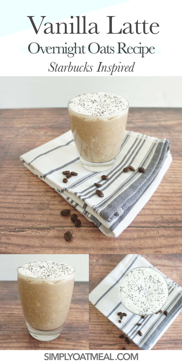 Vanilla Latte Overnight Oats - Simply Oatmeal