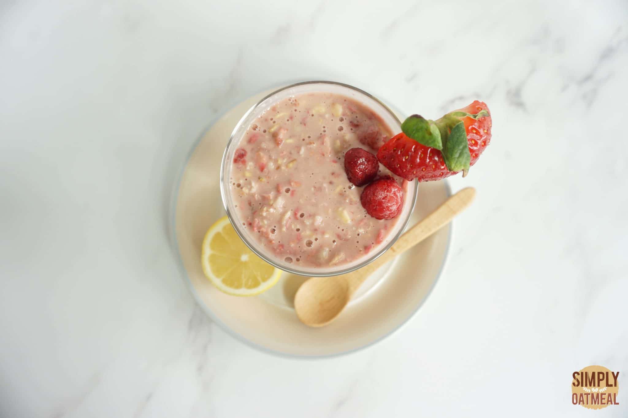 Pink Lemonade Overnight Oats - Simply Oatmeal